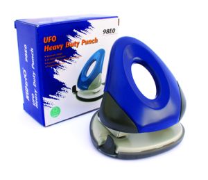 Perforeuse 2 trous KW-triO métallisée 40 feuilles couleur Bleu