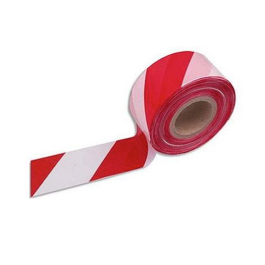 Ruban de balisage polyéthylène rouge/blanc – 200 m x 5/7 cm