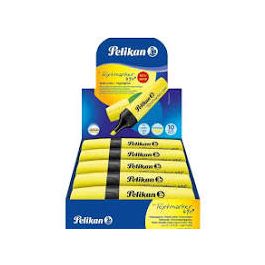 Boite de 10 SURLIGNEUR PELIKAN 814089 JAUNE