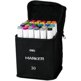 BOITES DE 30 MARQUEURS PERMANENTS SKETCH DELI 70807-30 à Double POINTE ...