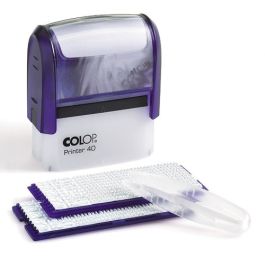 Kit cachet à faire soi même COLOP Printer 40/2 format empreinte 23 mm x ...