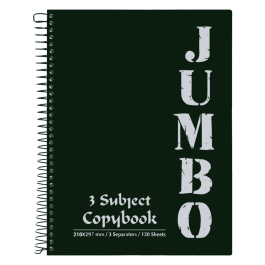 BLOC NOTES MINTRA JUMBO COUVERTURE POLYPRO 3 INTERCALAIRES