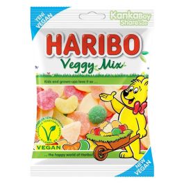 Lot de 24 Sachets de Bonbons Haribo Veggy Mix Gelées 80 gr
