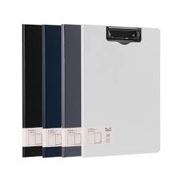 Porte Bloc Note à pinces Double DELI 5016 A4 coloris au choix