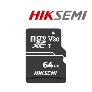 Carte mémoire Hiksemi Micro SD 64 Go CLASS 10 V30 (HSM-TF-C1-STD-64G)