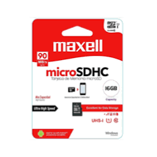 Carte Mémoire MAXELL 16 GB (90 MB/s) MICRO-SD CLASS 10 W/O ADAPTER ...