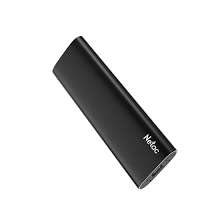 Disque dur externe SSD NETAC PORTABLE 01TB Z SLIM BLACK USB 3.2 GEN 2 TYPEC RW 550/480 MB/S