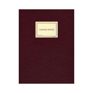 Registre '' ARRIVEE COURRIER'' 32x25 cm 100 pages