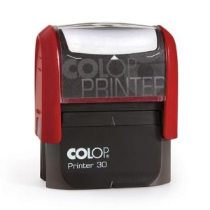 Cachet personnalisable COLOP Printer 30 format empreinte 18 mm x 47mm 5 ...