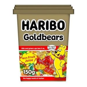 Lot de 24 Boites de Bonbons Haribo Gelée Goldbears Cup 150g