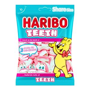 Lot de 24 Sachets de Bonbons Haribo TEETH 80 gr
