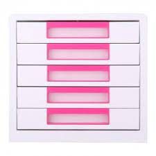 Module de classement Class'box 5 Tiroirs DELI magenta (EZ01043)