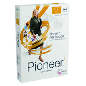 Lot de 5 Ramettes de papier blanc Pioneer A4 100g/m² 500 feuilles